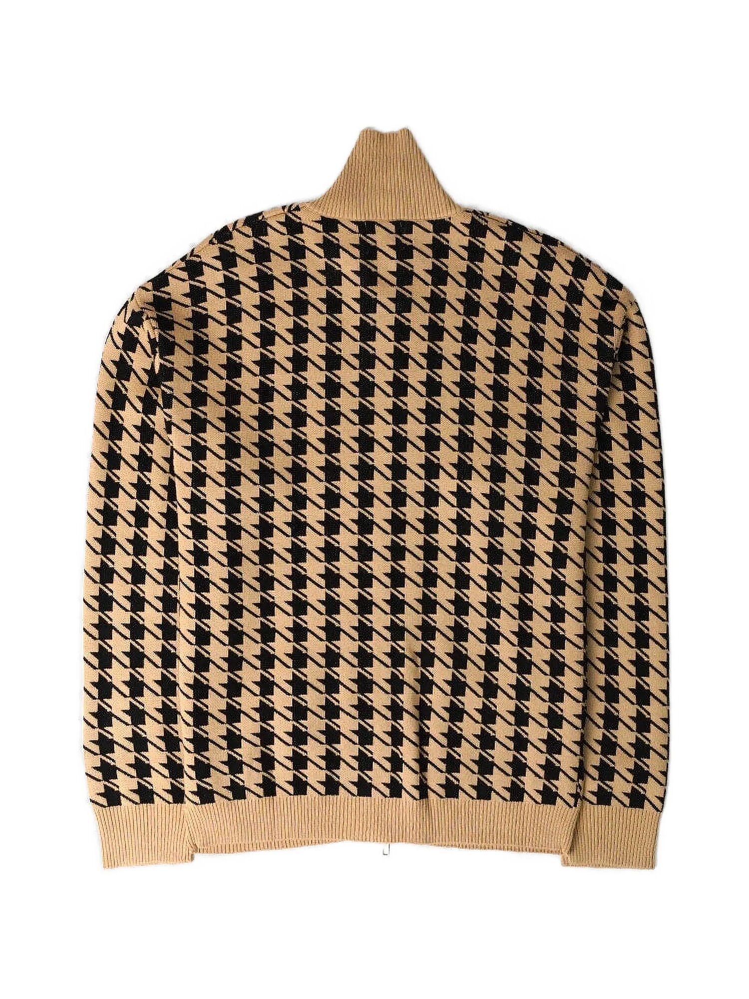 Кардиган Patta Houndstooth-pattern zip-up cardigan, размер 50, разноцветный — фото 1
