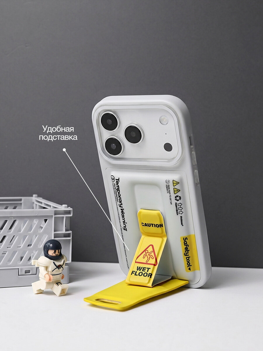 Чехол Yamcase для iPhone 17 Pro Max, противоударный, силиконовый — фото 1