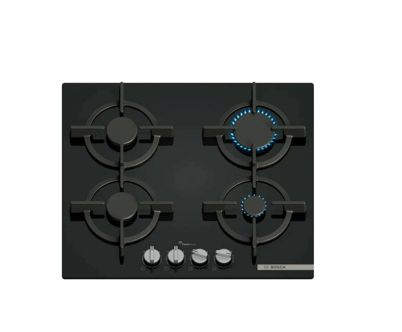 Варочная панель BOSCH PPP6A6I10, газовая, электроподжиг, чугунные решетки