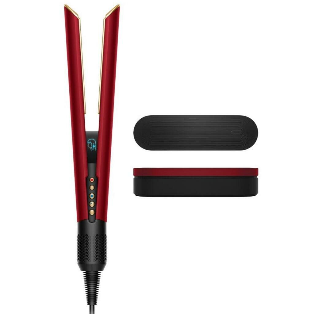 Выпрямитель Dyson Airstrait HT01, Red Velvet / Gold + Case, с кейсом