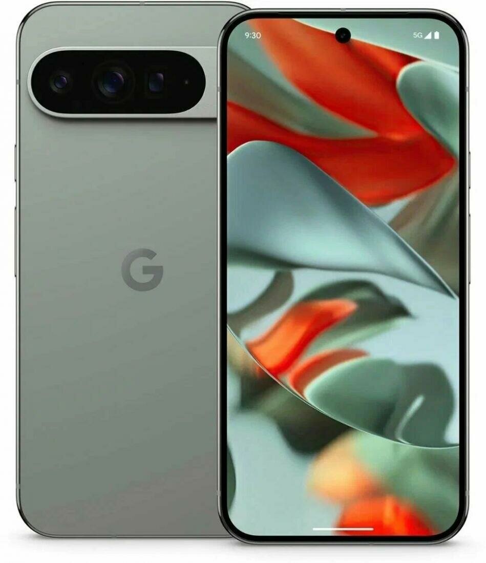 Смартфон Google Pixel 9 Pro XL, 16/256Gb, nano SIM + eSIM, Hazel (Зеленый)
