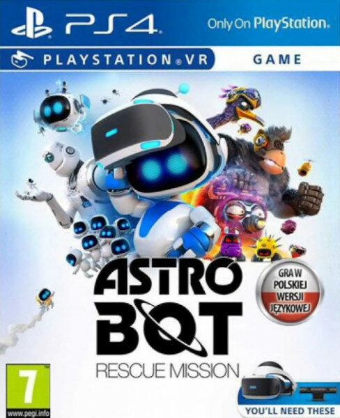 Видеоигра Sony Astro Bot: Rescue Mission Для PS4, оригинал, гарантия 1 год