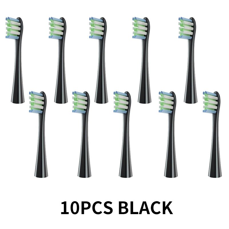 Насадки для электрической зубной щетки Oclean мягкой щетины 10 black
