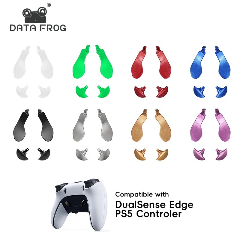 Белые кнопки DATA FROG для контроллера PS5 Edge — фото 1