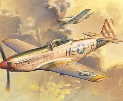 Trumpeter 02275, масштаб 1/32, самолёт P-51D Mustang IV, сборная модель