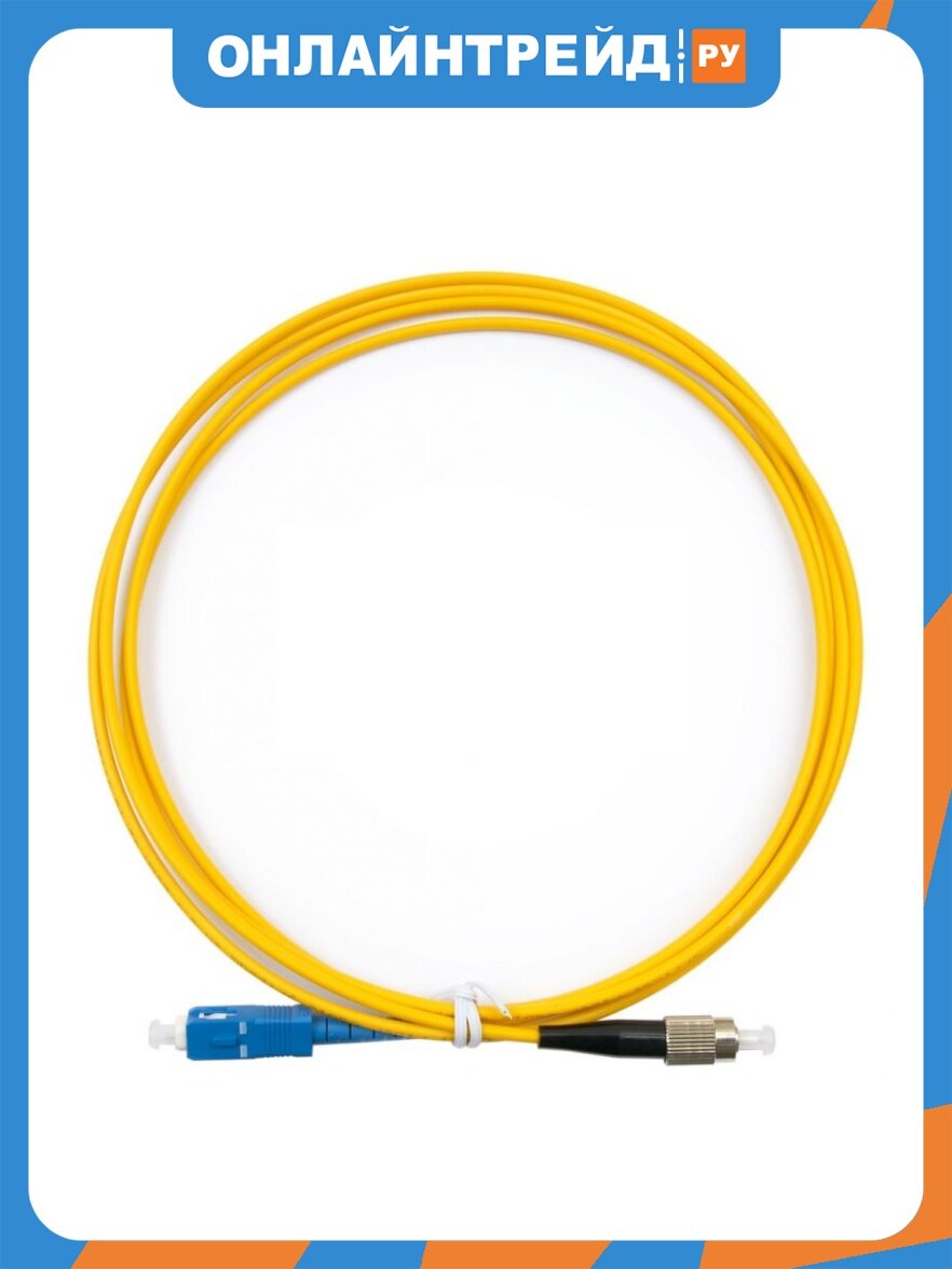 Патч-корд оптический Toplan , симплексный, FC/UPC-SC/UPC, 657A1, 10 м, LSZH