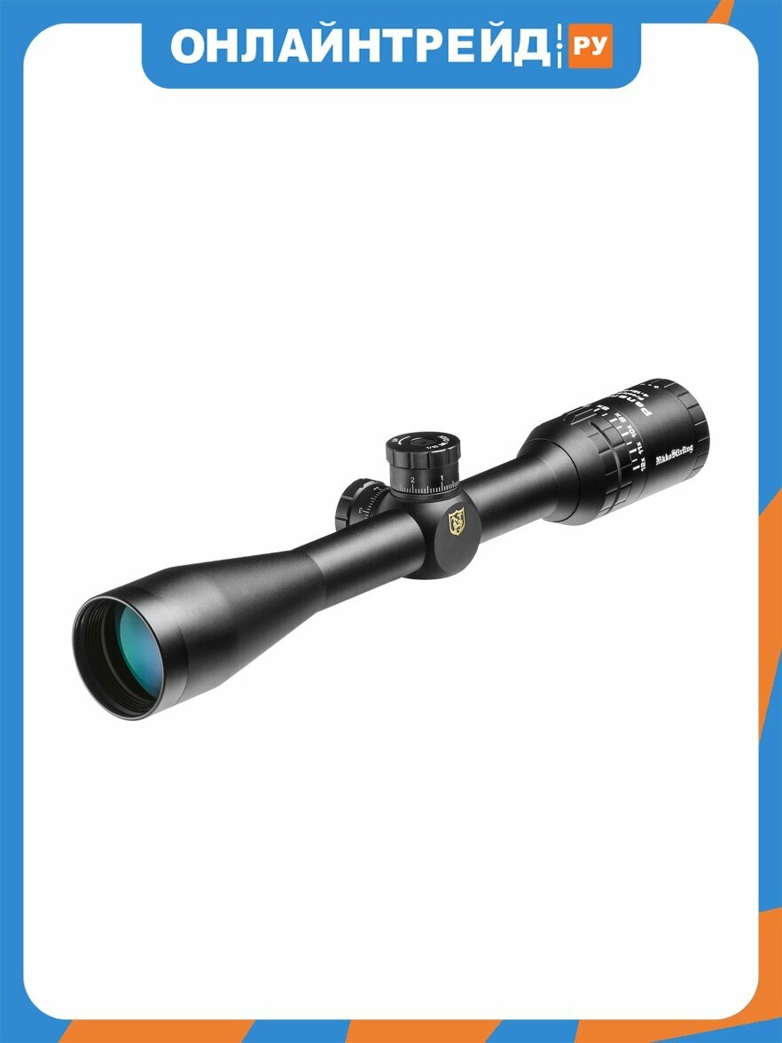 Прицел Nikko Stirling PANAMAX PRECISION 4-12X40, HalfMD, б/п, 0.1 MIL, +7 турелей, 25,4мм, уг. обзора +20%