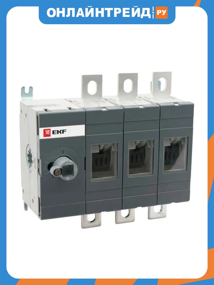 Рубильник Ekf 3п 160А без рукоятки управления TwinBlock PROxima, tb-s-160-3p