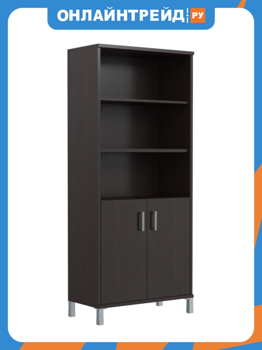 Стеллаж с дверью ДСП Skyland B 430.2 венге магия 900х450х2054