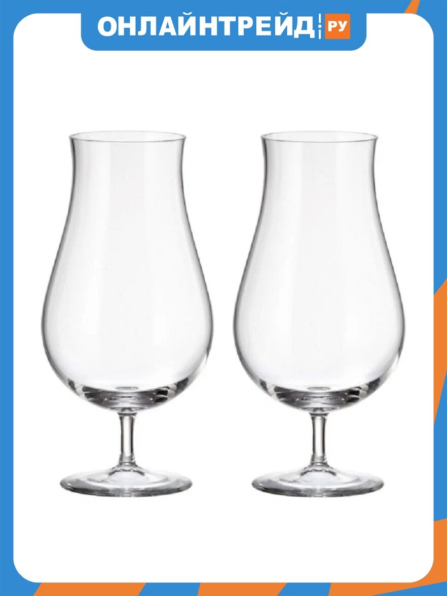 Набор бокалов для пива Crystal Bohemia "BEERCRAFT", 630 мл. (набор 6 шт.)