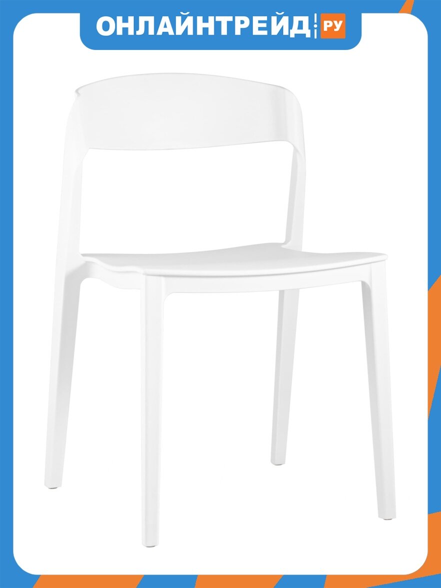 Стул обеденный Stool Group Moris, пластик белый