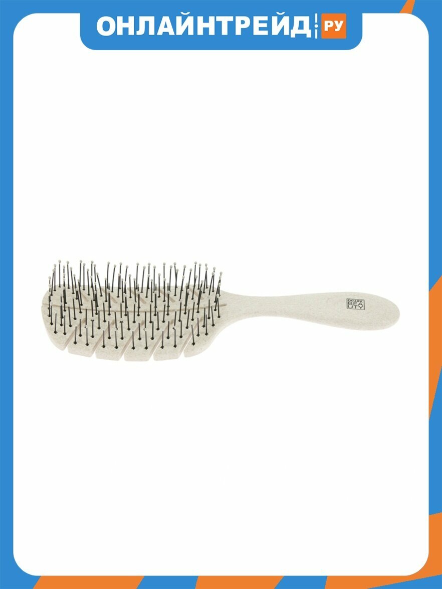 Щетка продувная Dewal Beauty Eco-Friendly, массажная, Beige