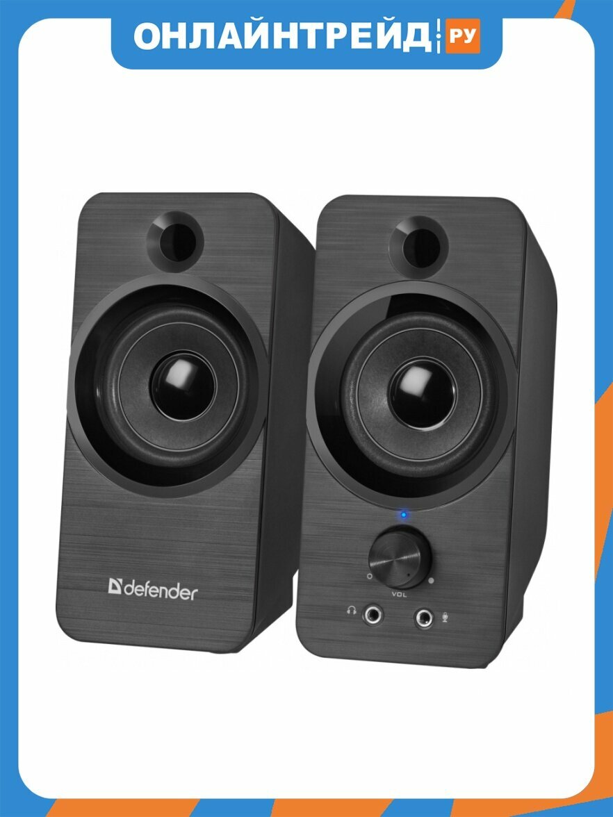 Колонки 2.0 Defender SPK-190, 8 Вт, USB, Black (65190)