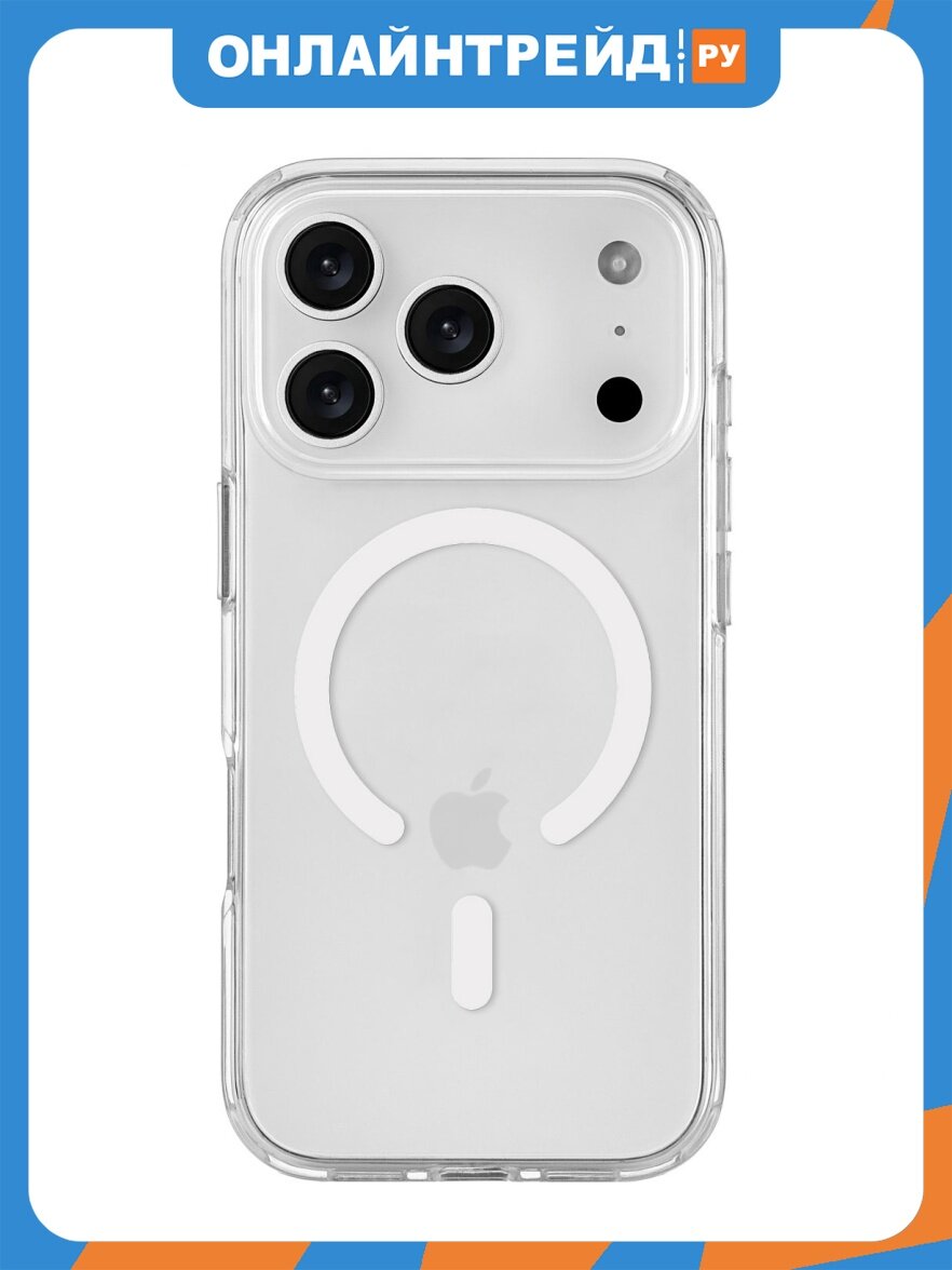 Чехол Ubear Vision Case для Apple iPhone 17 Pro, усиленный, прозрачный
