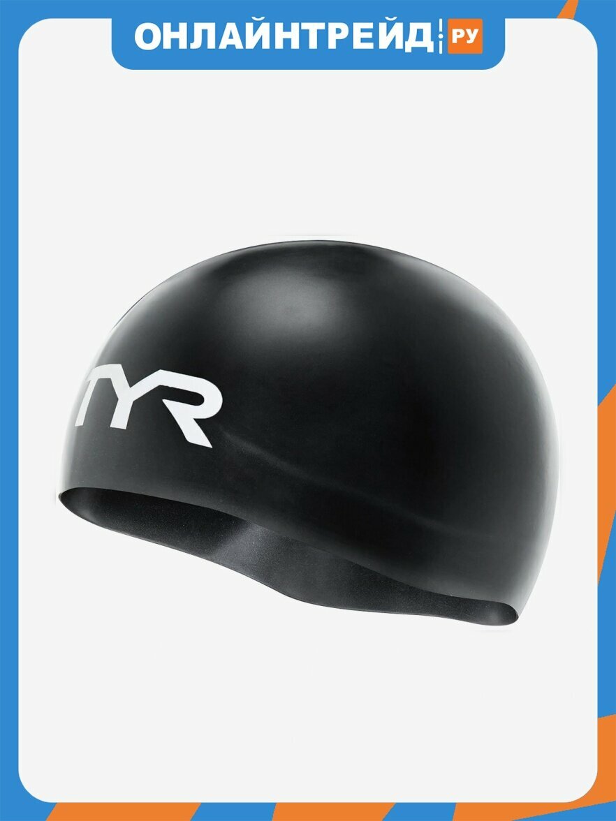 Шапочка для плавания Tyr Competitor Racing Cap (O/S, 001 чёрный)