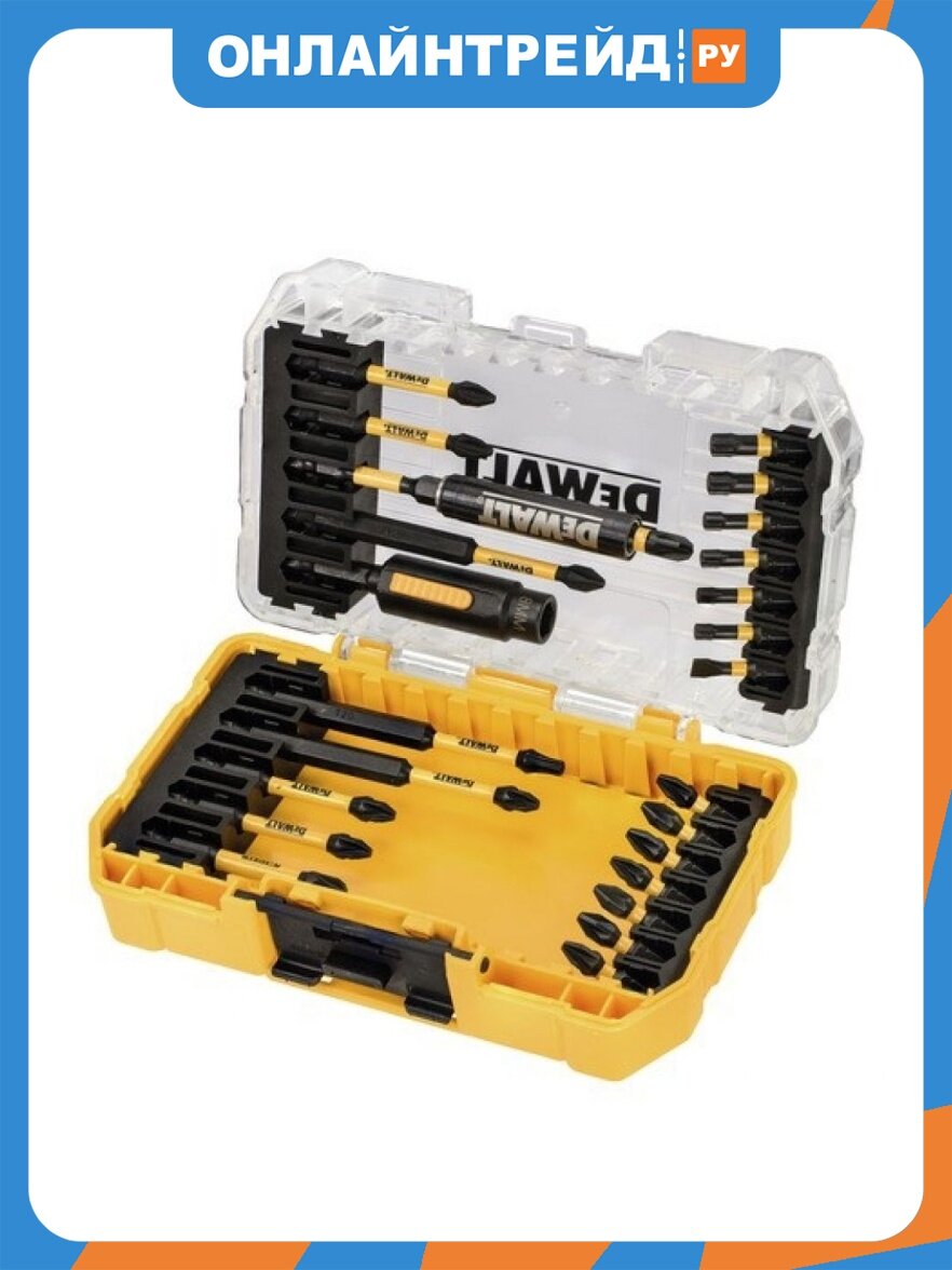 Биты и насадки для шуруповерта в наборе Dewalt DT70730T