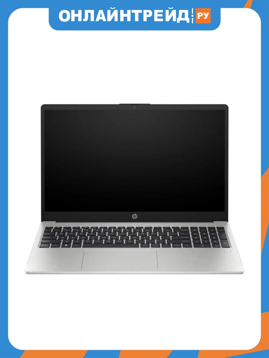 Ноутбук HP 255 G10 15.6" FHD TN 60Hz Ryzen 5 7535U(2.9ГГц), 16Гб DDR4, SSD 512Гб, Radeon 660M, без ОС, Silver (CW0W9AT)