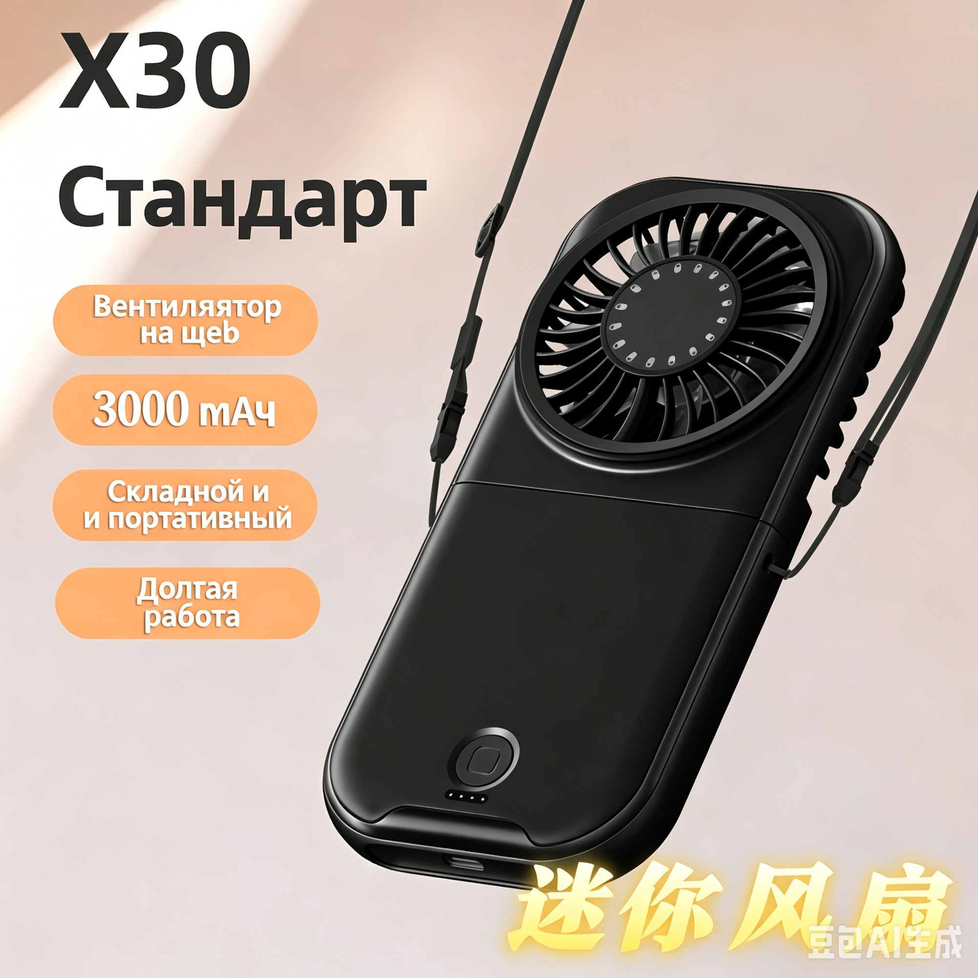 2026 Новый складной вентилятор F30 Pro Телефон Зарядное устройство Мини - вентилятор Ручной вентилятор