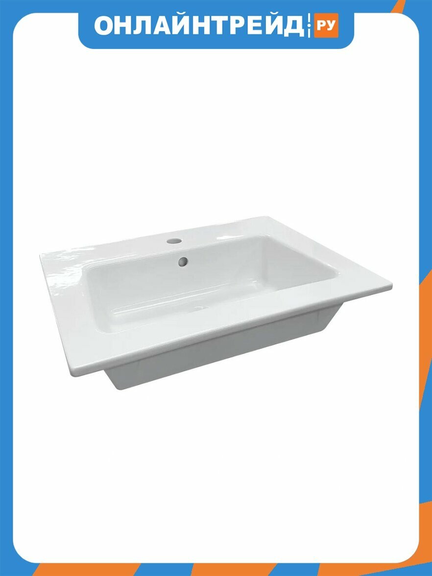 Умывальник Sanita Luxe FAMILY 60 мебельный, ВКС Белый S1 (WB. FN/Family/60-C/WHT. G/S1)