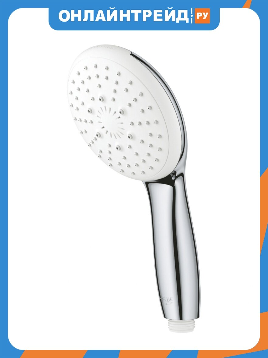 Ручной душ Grohe Tempesta 110, 3 режима струи, 13.5 л/мин, хром 28261003