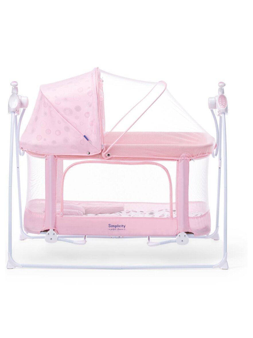 Колыбель-манеж Simplicity 4030 Auto Pink — фото 1