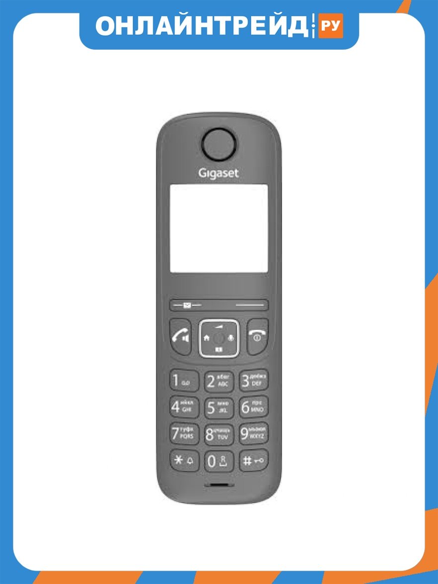 Дополнительная трубка Gigaset Dect AS690HX черный для AS690