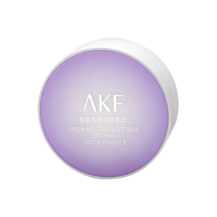 Пудра рассыпчатая матирующая женская AKF Snow Melt Soft Skin Setting Loose Powder, 10 г