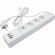 Сетевой фильтр Philips CHP8246WA/51 2м (4 розетки, 2xUSB, USB-C)