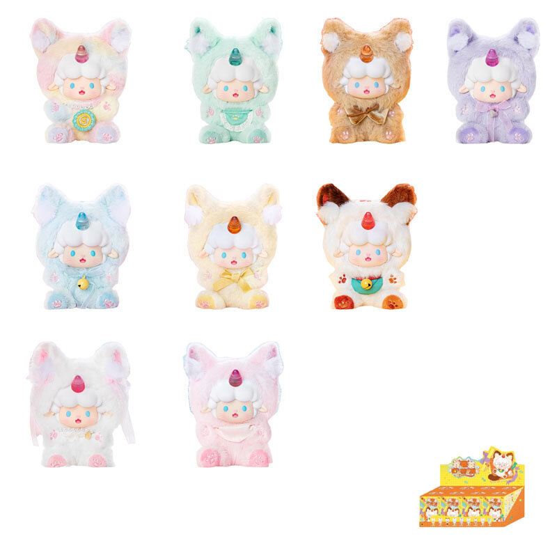 Виниловые коробки-сюрпризы унисекс TOP TOY Curl Caty House Collection, Full Box 8 шт.