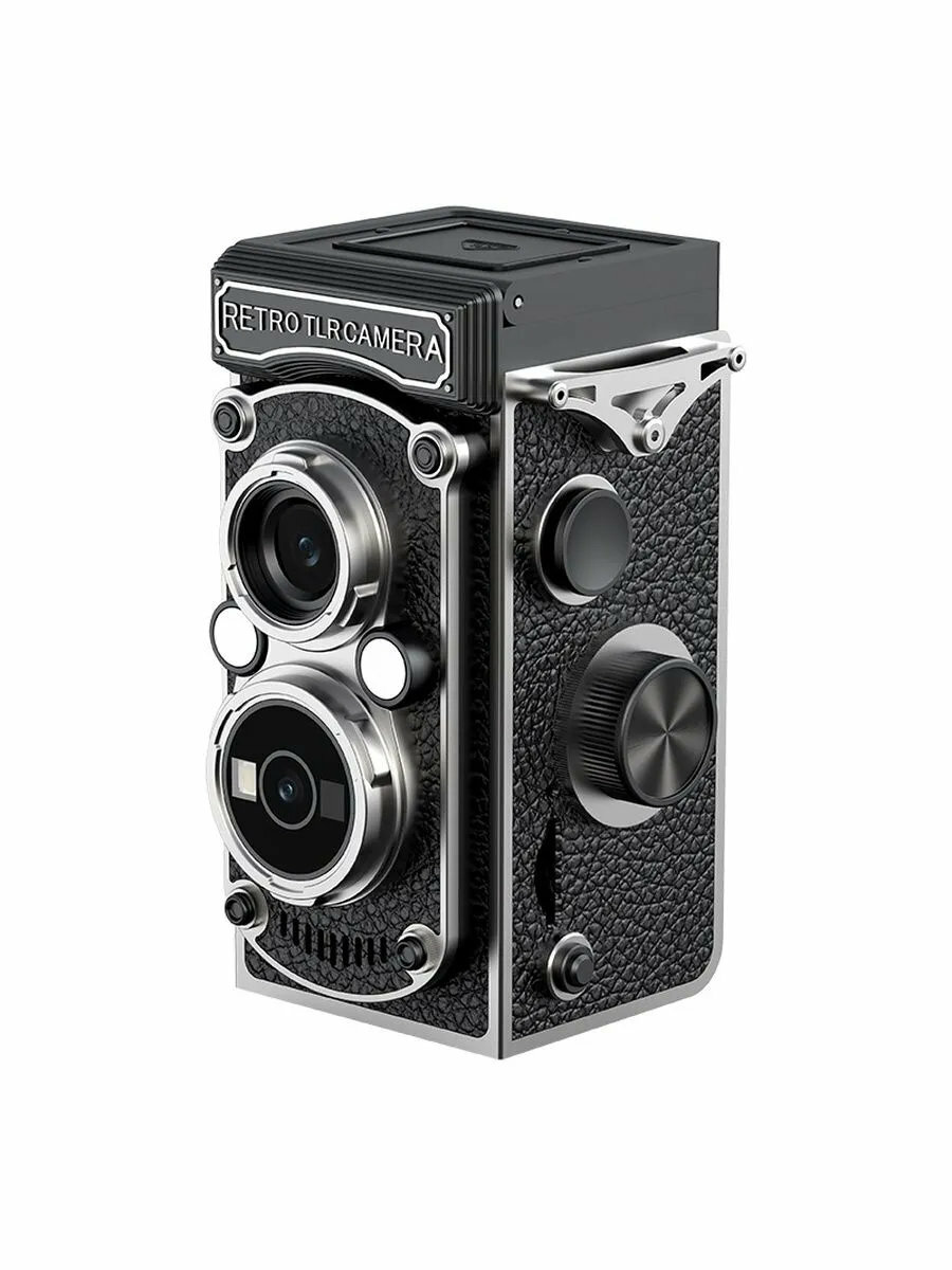 Ретро-камера Svendsen Retro TLR, с ручным управлением, CMOS, 2Мп, черный