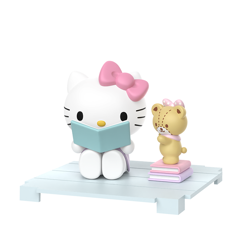 Фигурка-сюрприз унисекс TOP TOY Hello Kitty Sweetheart Playmate Collection, Confirmed-Fun Reading (Open)