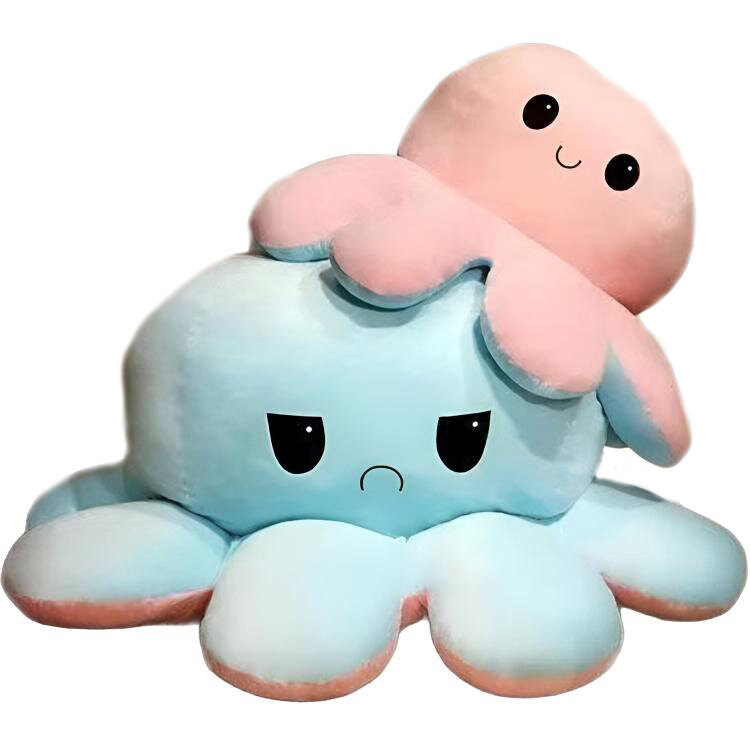 Игрушка-перевертыш унисекс JIHUIMAO Face-Changing Octopus, 90CM EU