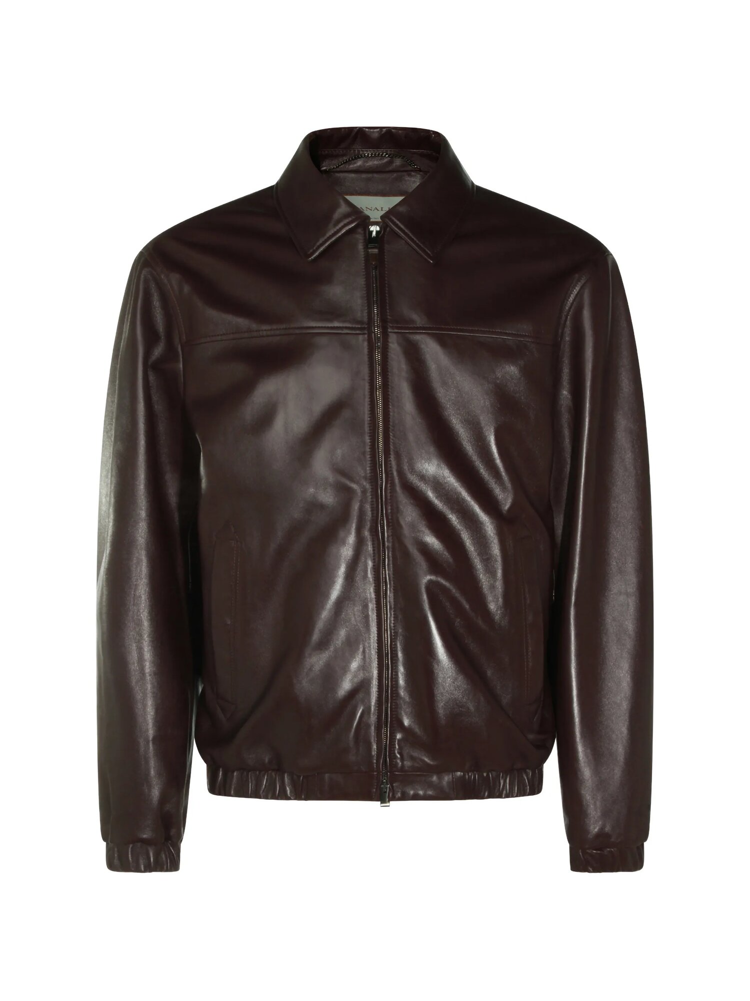 Куртка Zip-up leather jacket