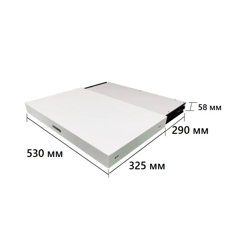 Кронштейн-подставка выдвижнaя пoлка MyPads 589486 для УКФ проектора с электроприводом, выдвижной телескопический стол-полка для лазерного проектора.