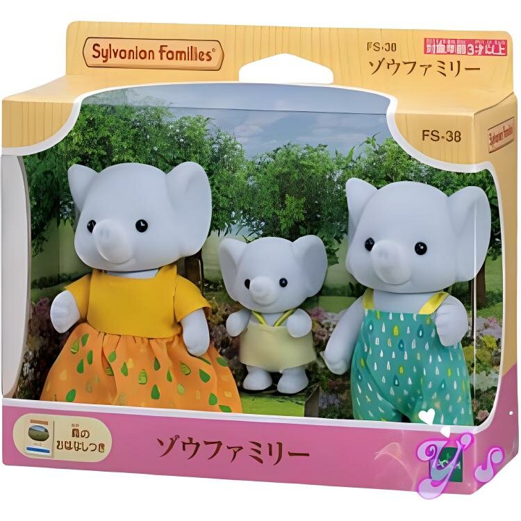 Семья слонов унисекс Sylvanian Families Elephant Family 3 Pack
