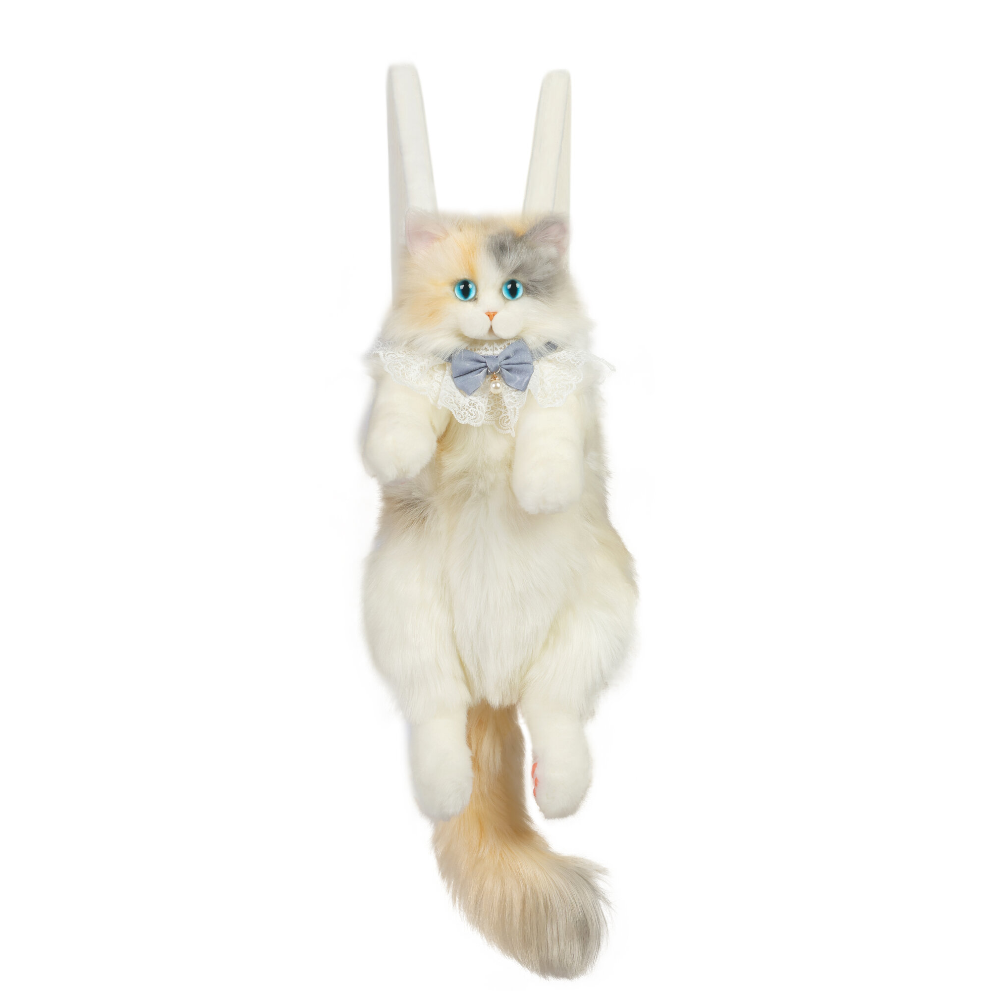 Рюкзак унисекс OUZAI Three-Flower Cat Backpack-Blue Pearl Scarf, 50 см