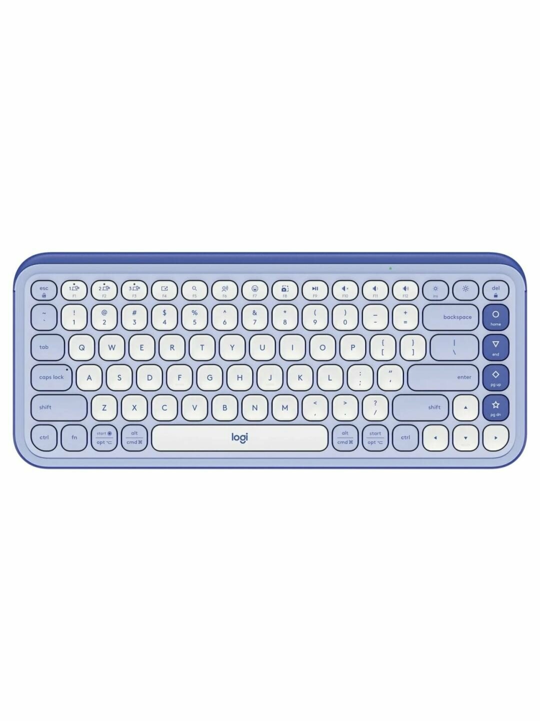Клавиатура беспроводная Logitech POP ICON KEYS, русская раскладка, фиолетовый (920-013090)