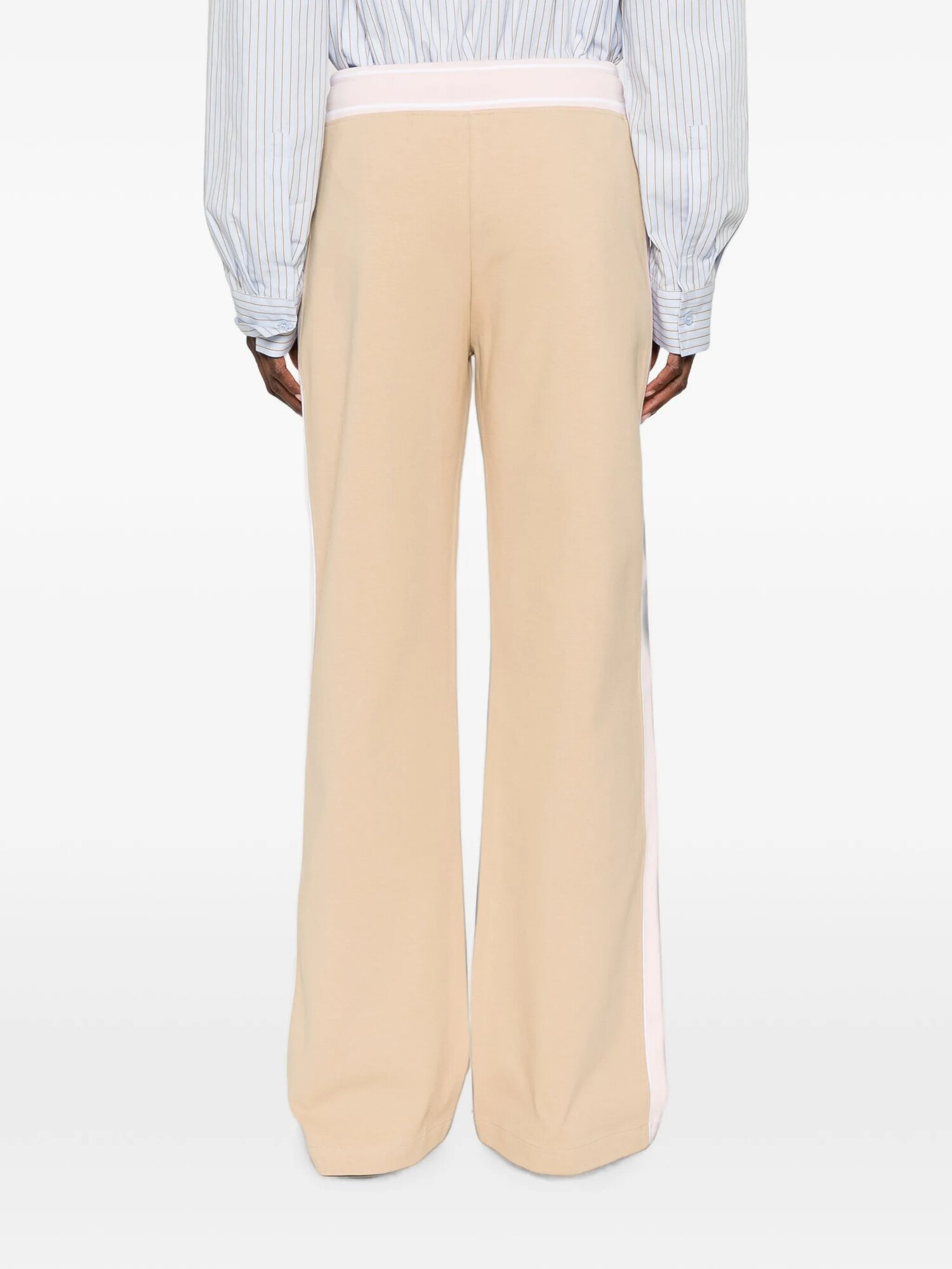 Брюки Casablanca Punto side-stripe drawstring track pants, размер 46 — фото 1