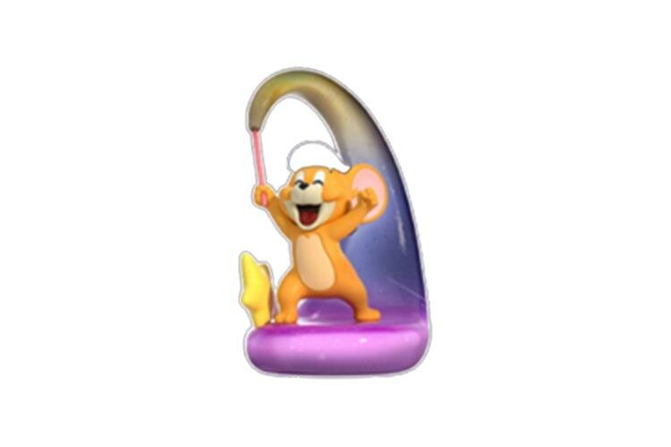 Фигурка унисекс 52TOYS x Tom and Jerry Fantasy Enchanted Collection, Confirmed-Rainbow Magic JERRY (Open)