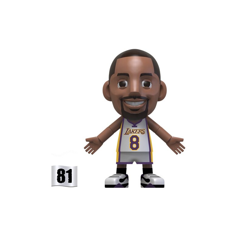 Коллекционная фигурка унисекс AcePlayer x NBA BLACK MAMBA Kobe Bryant Mystery Boxes, "Dragon Slayer" 81 Points Size 8 (Open)
