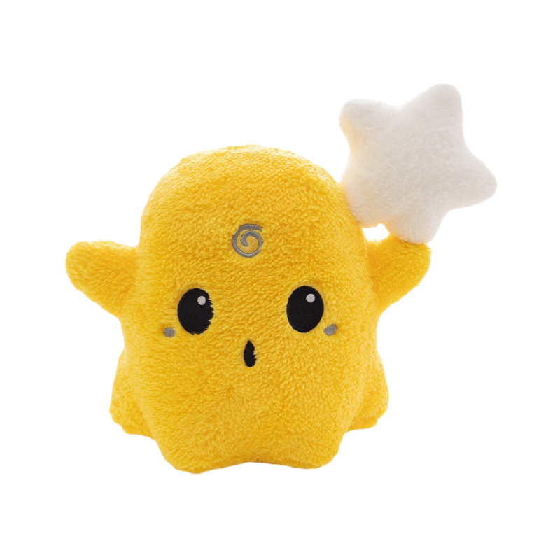 Милый призрачный антистресс унисекс 77 SEVEN DREAM, сжимающая игрушка-кукла Yellow Little Ghost Ball, 20CM EU