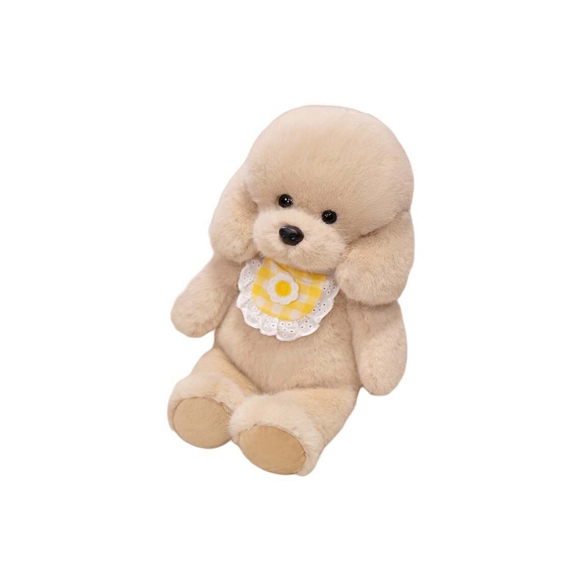 Плюшевая игрушка унисекс Tak Bebe Милые Забавные Куклы-Лабрадоры, Успокаивающие, Light Brown Dog-Yellow Bib, 40CM EU