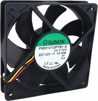 Вентилятор SUNON PMD1212PTB1-A (2). F. GN осевой 12В DC 120x120x25мм подшипник качения 254,84м3/ч 54дБА 1 шт
