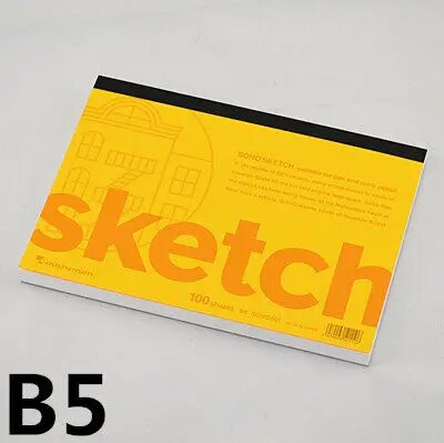 Альбом для рисования Maruman Melomark SOHO Watercolor Желтый, B5 96.5g 100 sheets