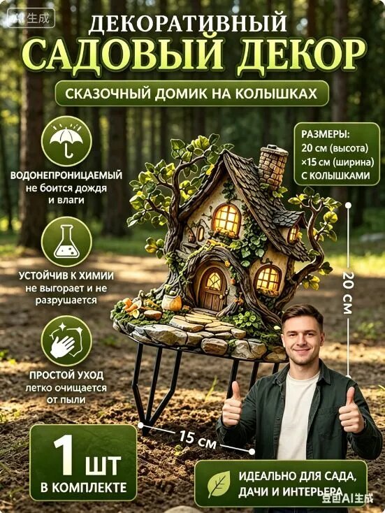 Фигурка садовая