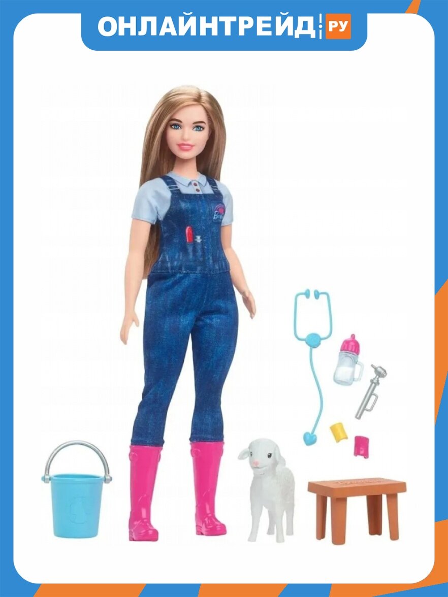 Кукла Barbie HRG42 Farm Ветеринар, серия You Can Be Anything
