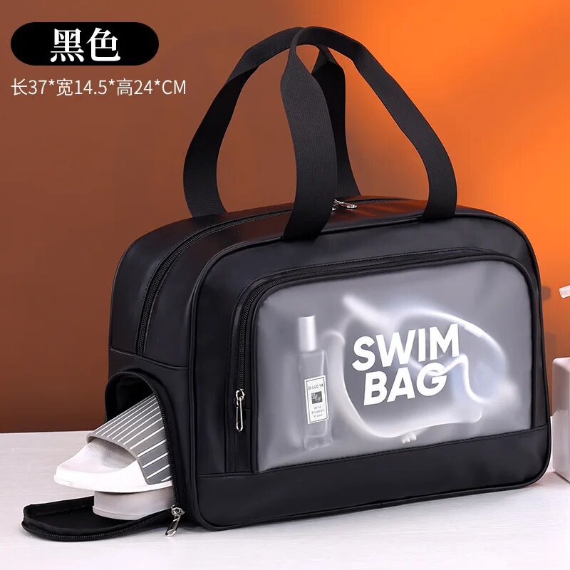 Сумка для плавания черная Seacelery