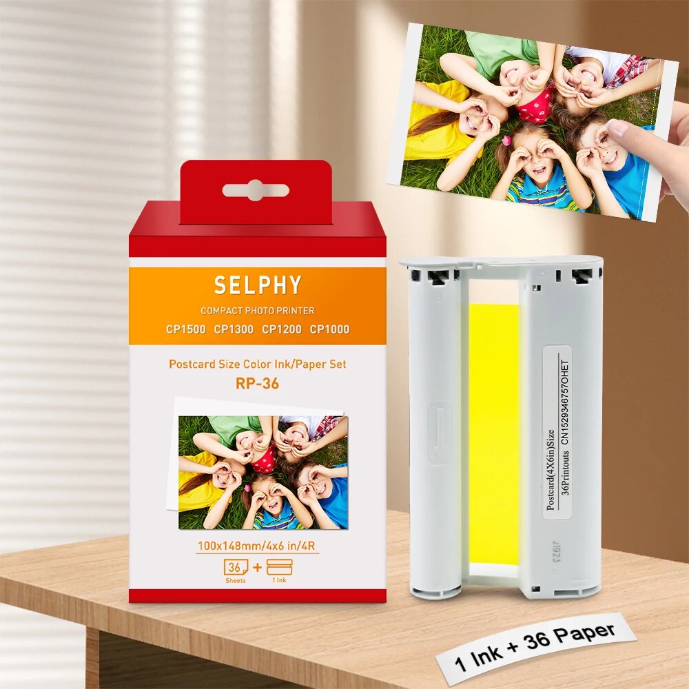 Фотобумага UniPlus KP-108 для Canon Selphy 1 ink 36 paper