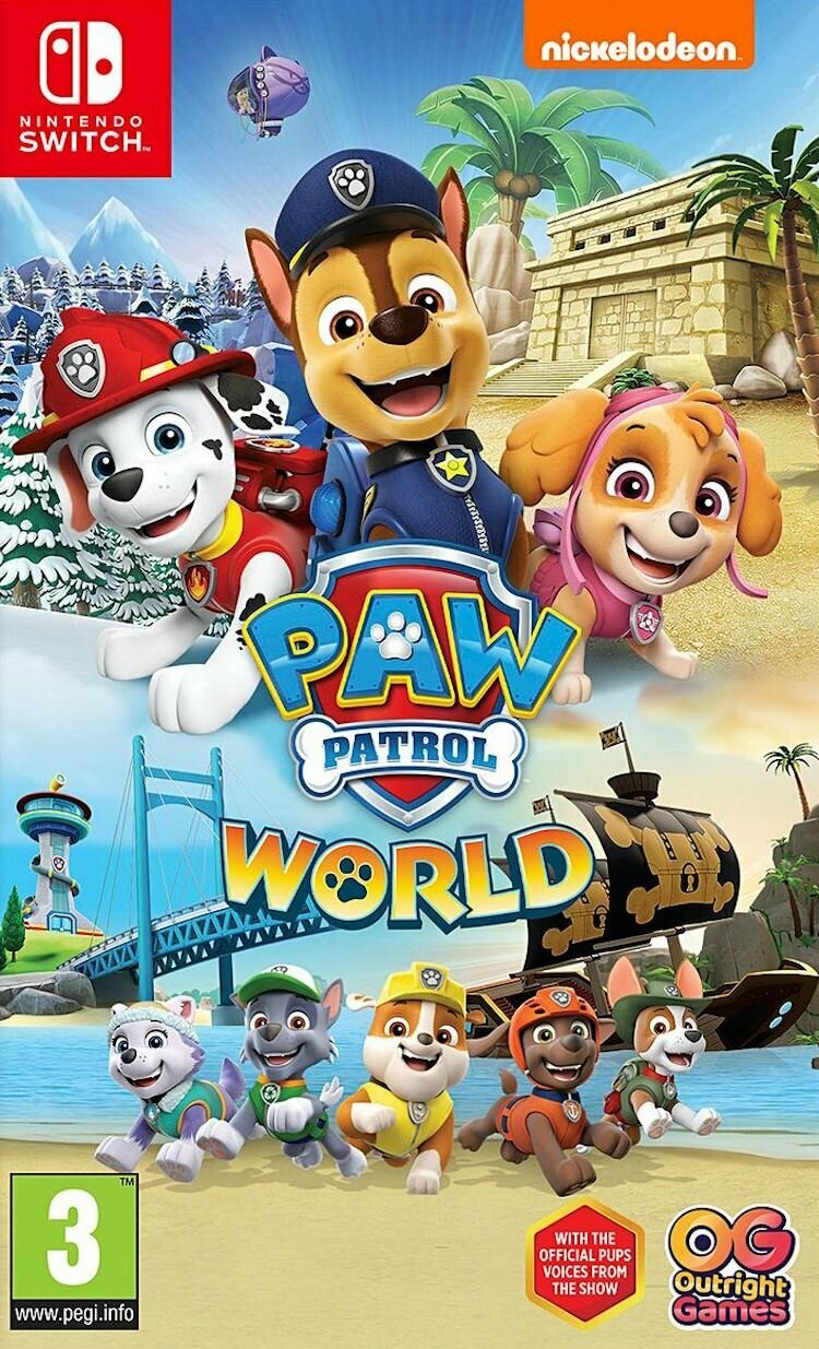 Игра Paw Patrol World (Щенячий Патруль) Switch Картридж на Nintendo Switch