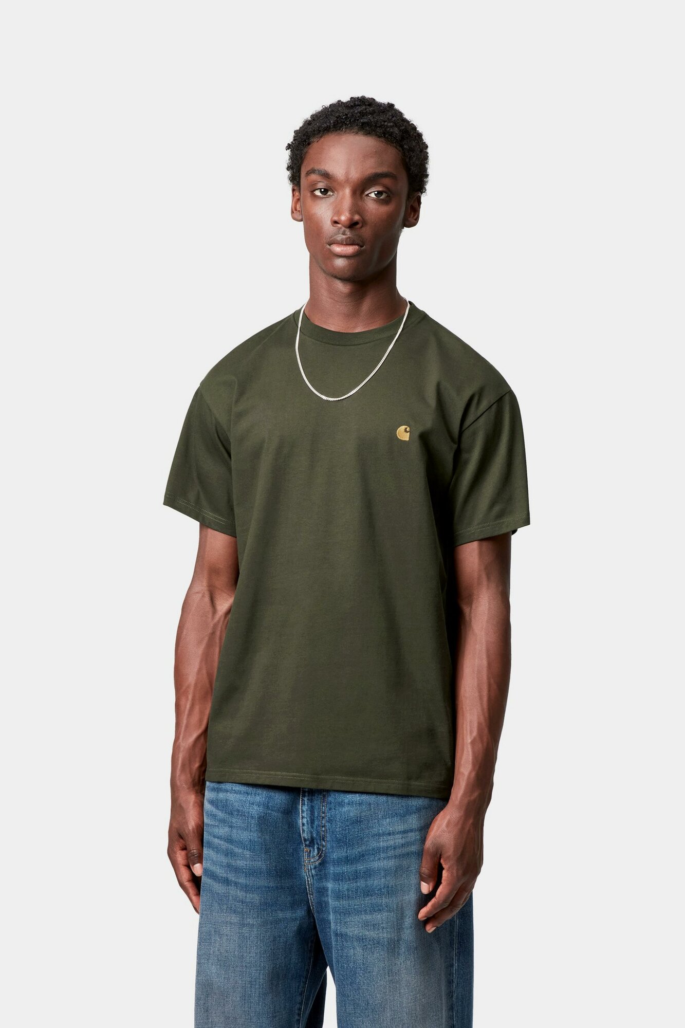 Футболка Carhartt WIP Chase, размер XL, Olive — фото 1